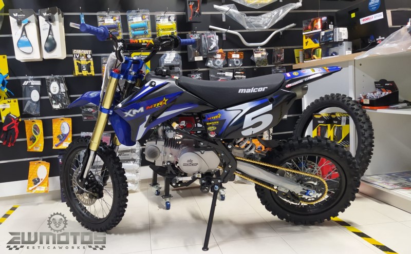 PIT BIKE MALCOR XM 140CC - Rodas 17" / 14" - EWMOTOS - Peças e ...